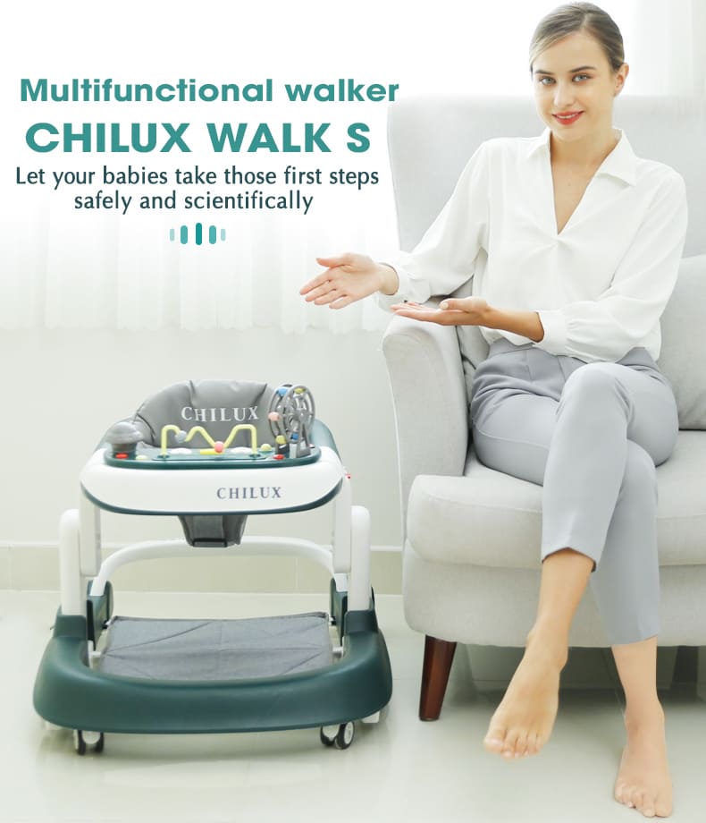 CHILUX WALK S BABY WALKER - GREEN - A Gift for Baby