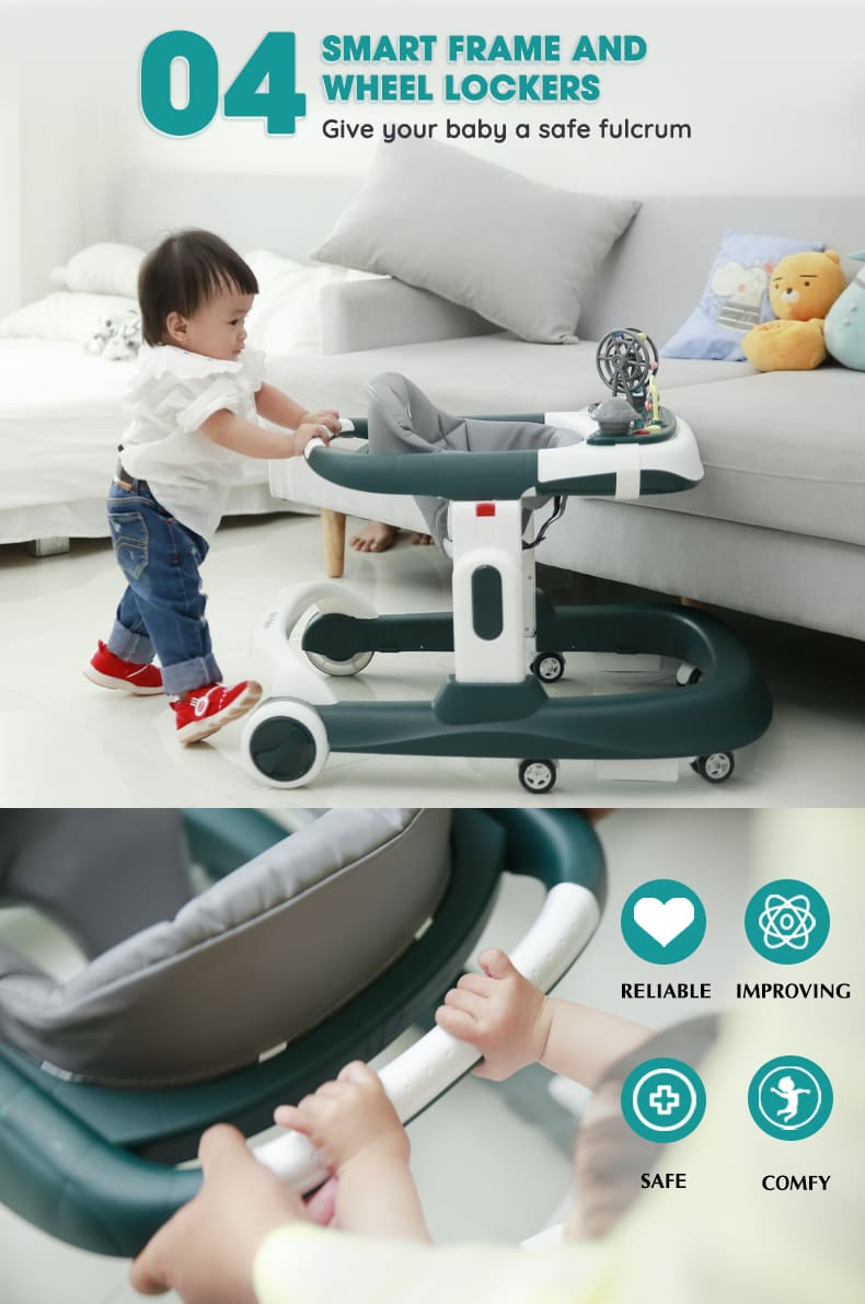 CHILUX WALK S BABY WALKER - GRAY - A Gift for Baby