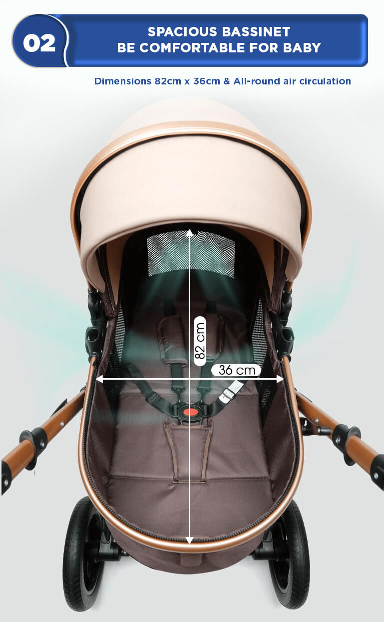CHILUX V1.6 MULTIFUNCTIONAL STROLLER - A Gift for Baby